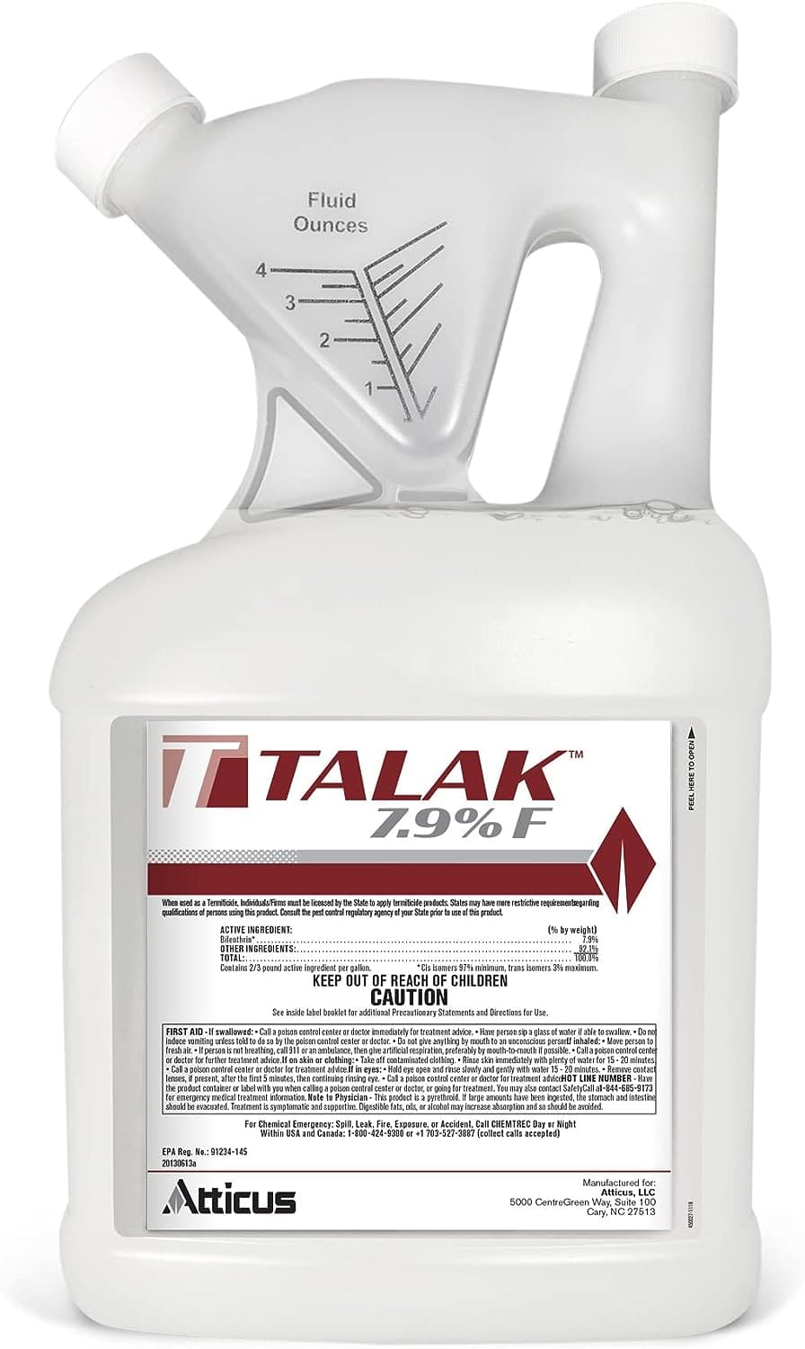 Talak 7.9 F Bifenthrin Insecticide Concentrate (1 Gallon) Review | Pest ...